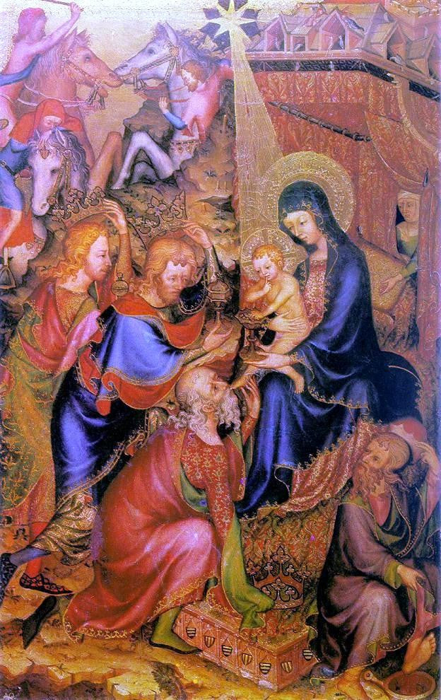 Unknown Painters Masters The Adoration of the Magi (Bargello Diptych) Art Print – printoyster.com