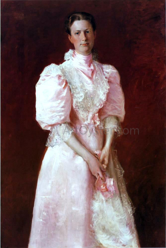 William Merritt Chase A Study in Pink (also known as Portrait of Mrs. Robert P. McDougal) Art ...