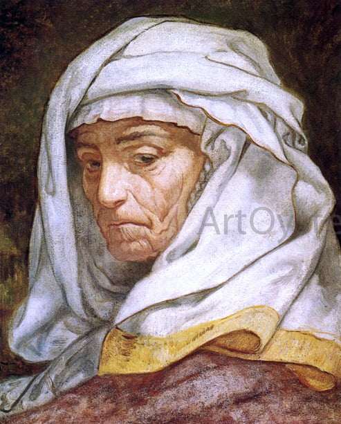 Elihu Vedder Study of Jane Jackson Art Print – printoyster.com