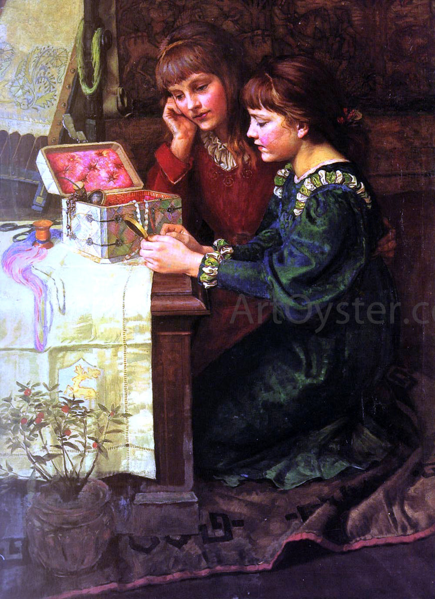 Mary L Gow The Sewing Box Art Print – printoyster.com
