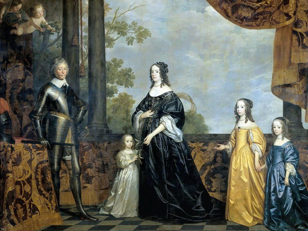 Gerrit Van Honthorst Frederick Henry, Prince of Orange, with His Wife ...