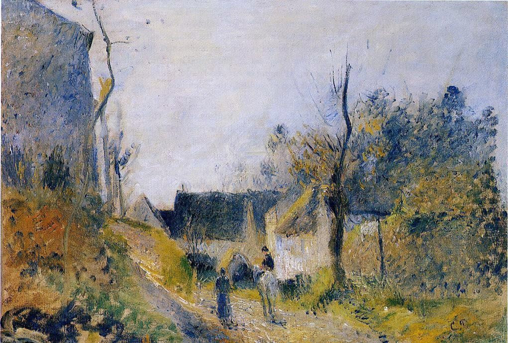 Camille Pissarro Landscape at Valhermeil Art Print – printoyster.com