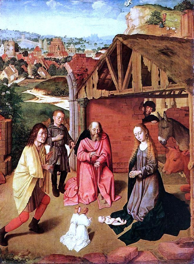 Gerard David The Nativity Art Print – printoyster.com