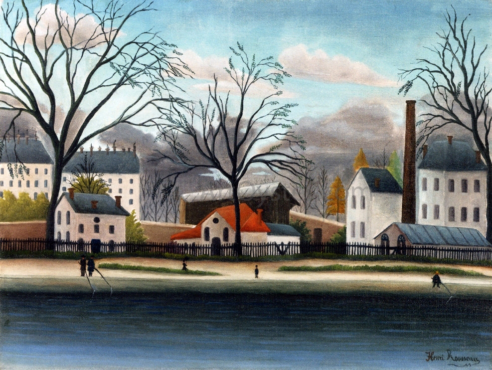 Henri Rousseau A Suburb Art Print – printoyster.com