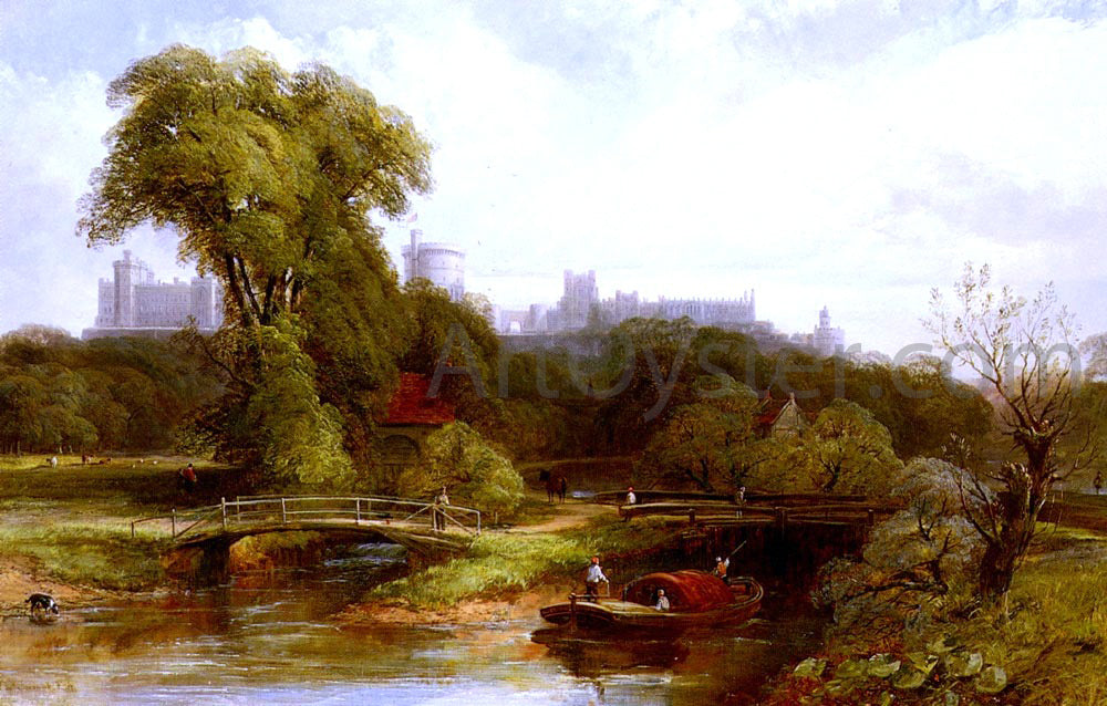 Thomas Creswick A View Of Windsor Castle Art Print – printoyster.com