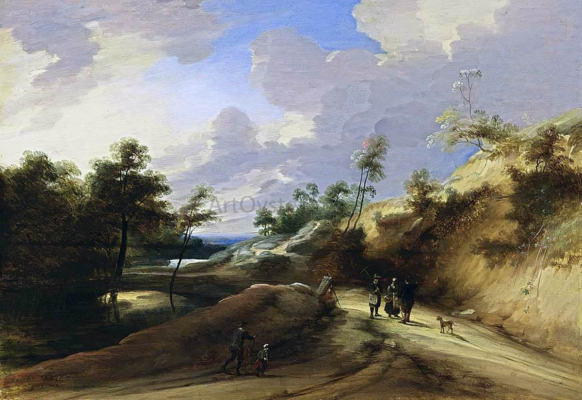 Lodewijk De Vadder A Wooded Dune Landscape Art Print – printoyster.com