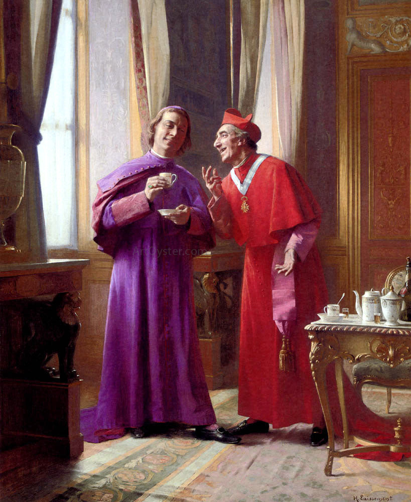 Henri Adolphe Laissement Afternoon Refreshment Art Print – printoyster.com