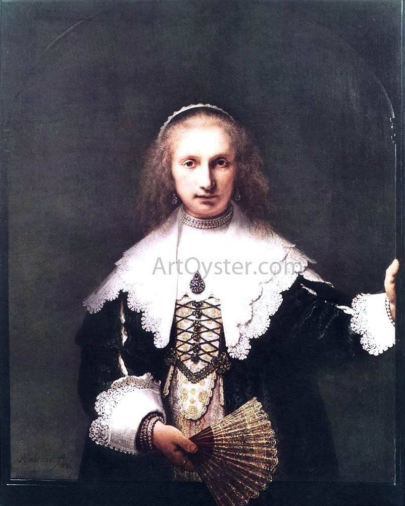 Rembrandt Van Rijn Agatha Bas Art Print – printoyster.com