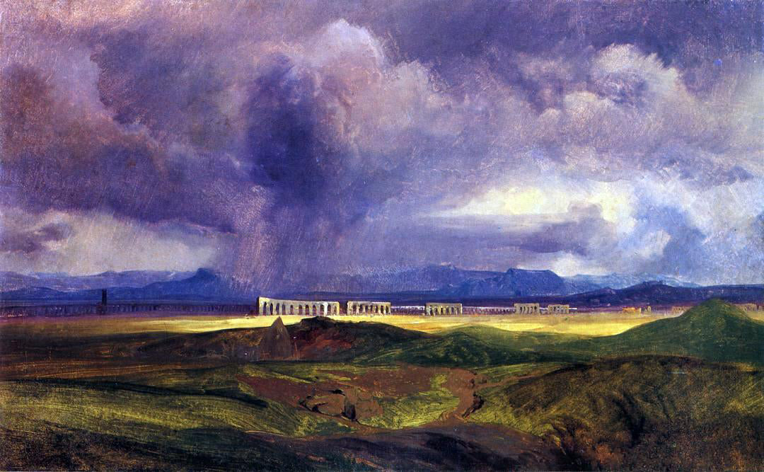 Carl Blechen Bad Weather in the Roman Campagna Art Print – printoyster.com