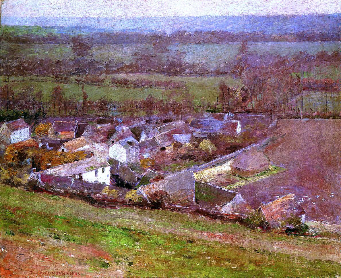 Theodore Robinson Bird's Eye View: Giverny Art Print – printoyster.com