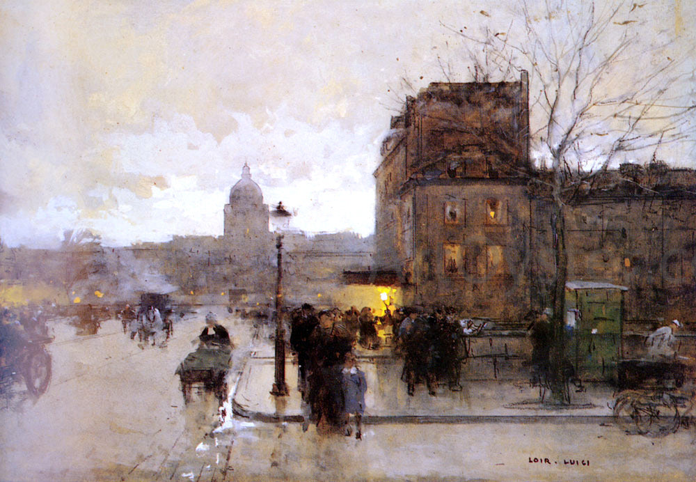 Luigi Loir Boulevard Henri IV, Sunset Art Print – printoyster.com