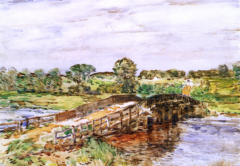 Frederick Childe Hassam Bridge at Old Lyme Art Print – printoyster.com