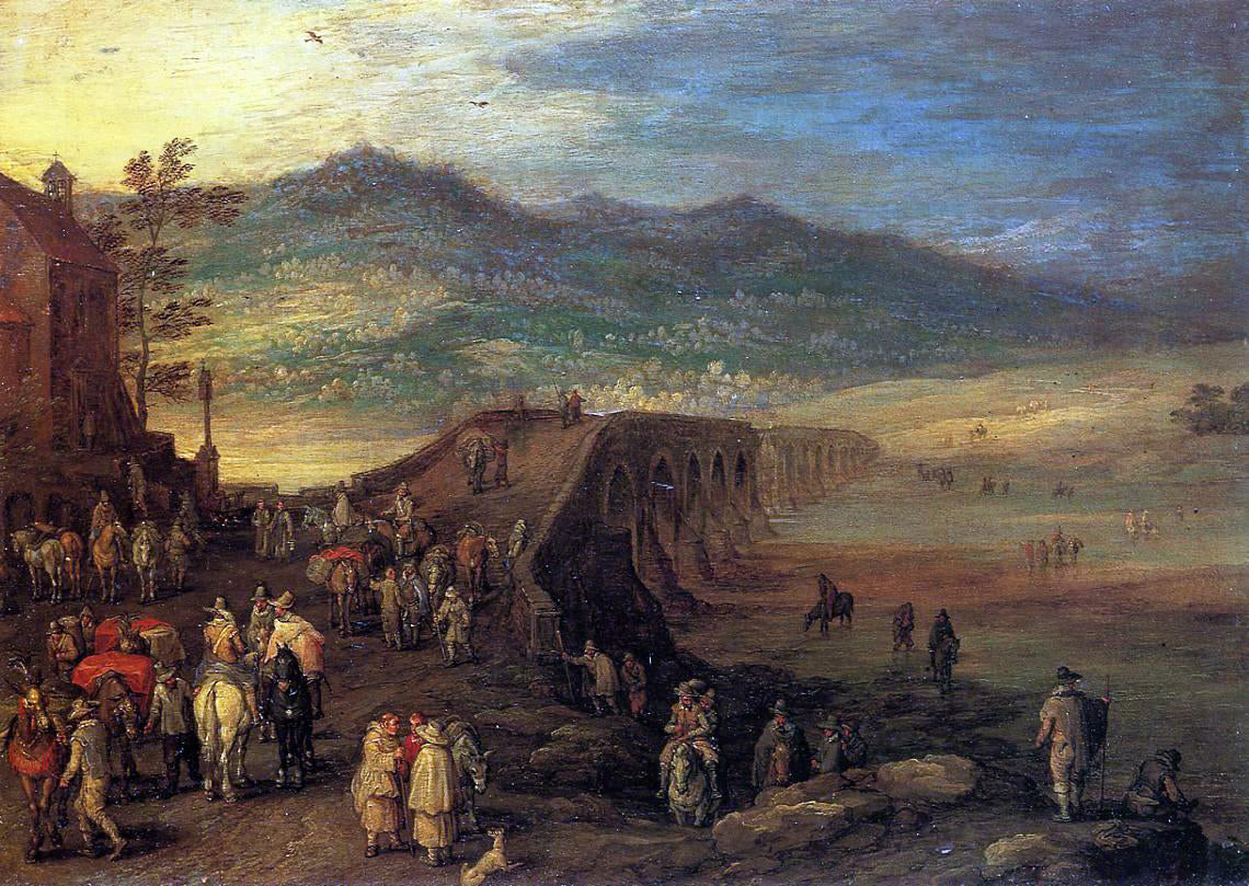 The Elder Jan Bruegel Bridge at Talavera Art Print – printoyster.com