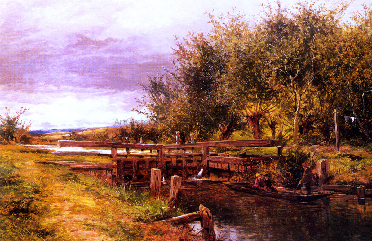 Benjamin Williams Leader Clive Lock on the Thames Art Print ...