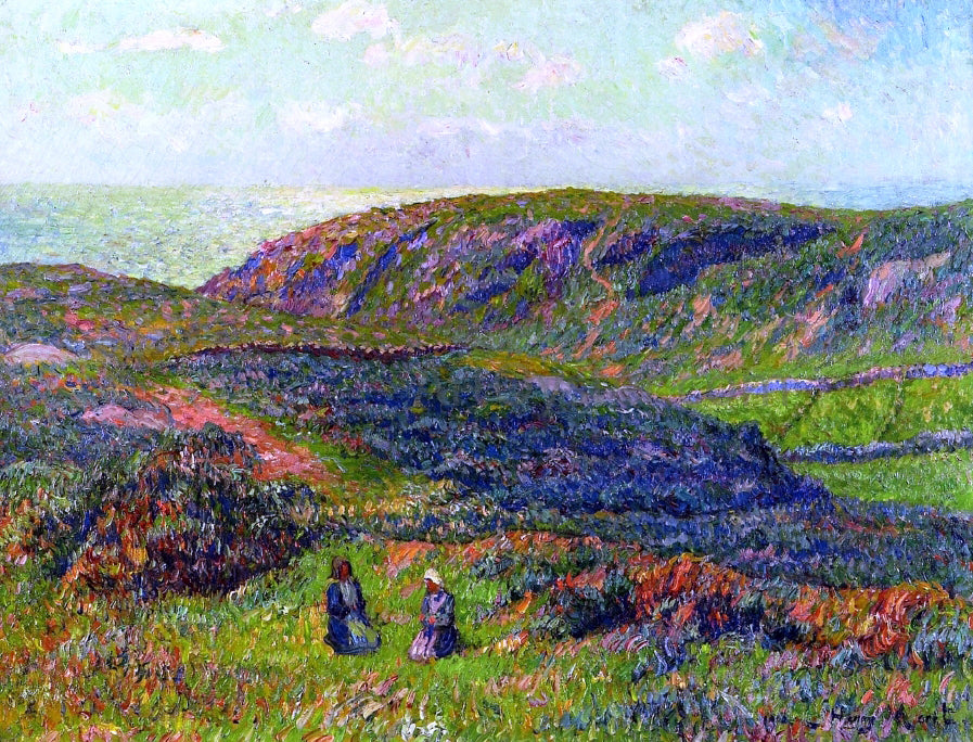 Henri Moret Conversation in the Moor Art Print – printoyster.com