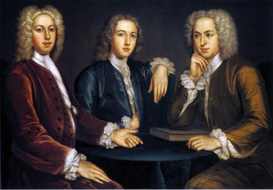 John Smibert Daniel, Peter, and Andrew Oliver Art Print – printoyster.com