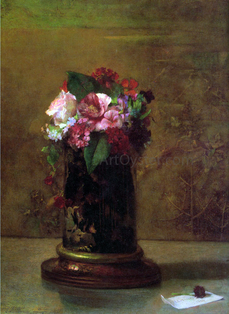 John La Farge Flowers in a Japanese Vase Art Print – printoyster.com