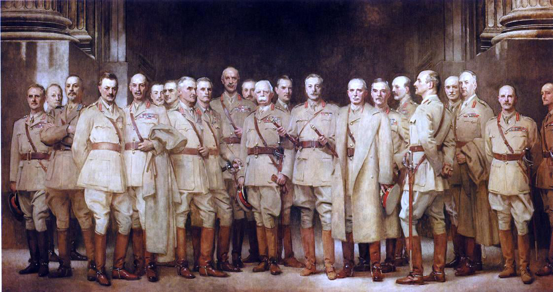 John Singer Sargent General Officers of World War I Art Print ...