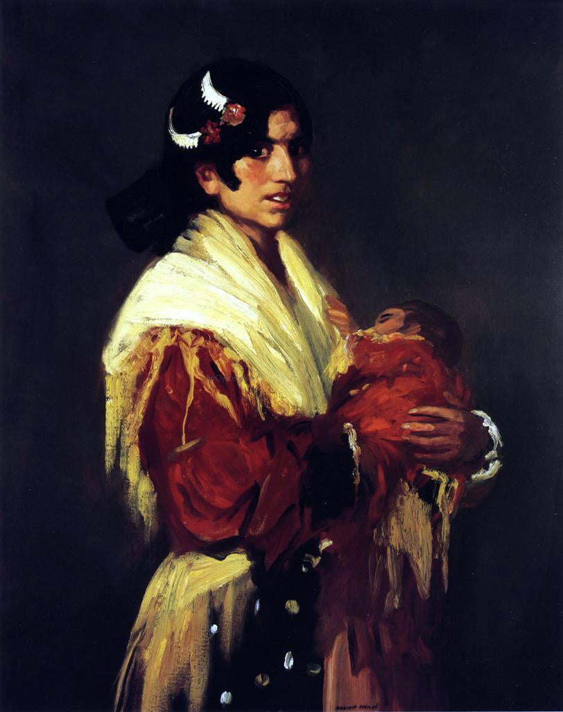 Robert Henri Gypsy Mother (Maria y Consuelo) Art Print – printoyster.com