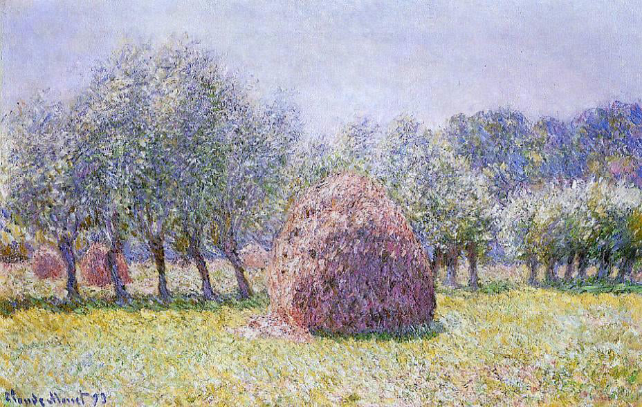 Claude Oscar Monet Haystack Art Print – printoyster.com