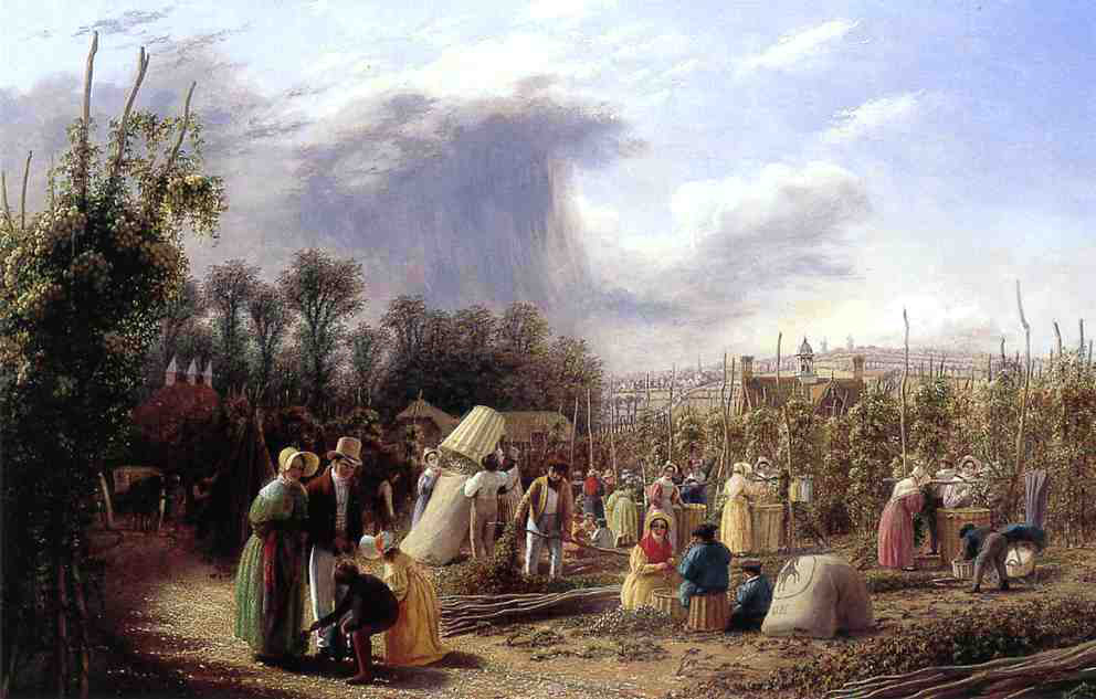 George Harvey Hop Picking Art Print – printoyster.com
