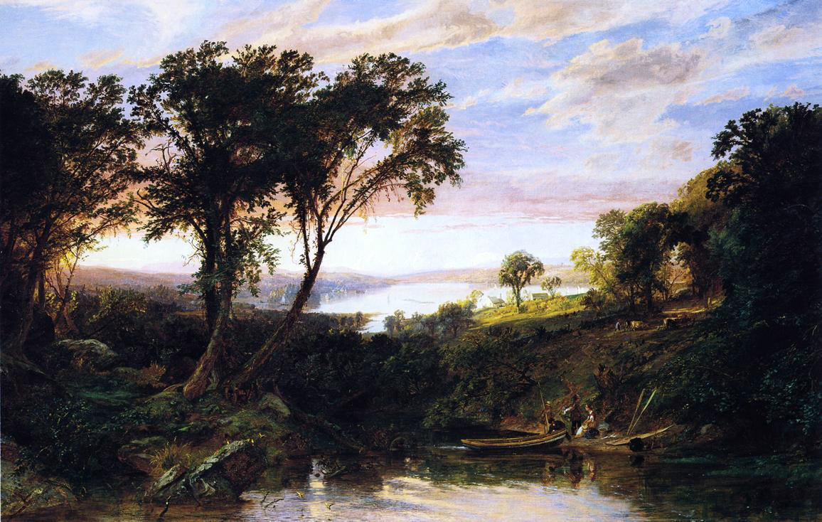 Jasper Francis Cropsey Hudson River View, Summer Art Print ...