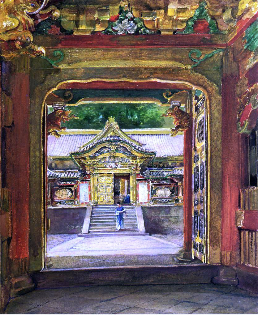 John La Farge In the Third Gate, Looking Toward the Fourth of the ...
