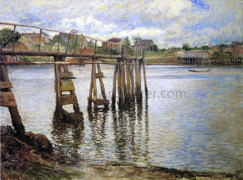 Joseph Rodefer De Camp Jetty at Low Tide Art Print – printoyster.com