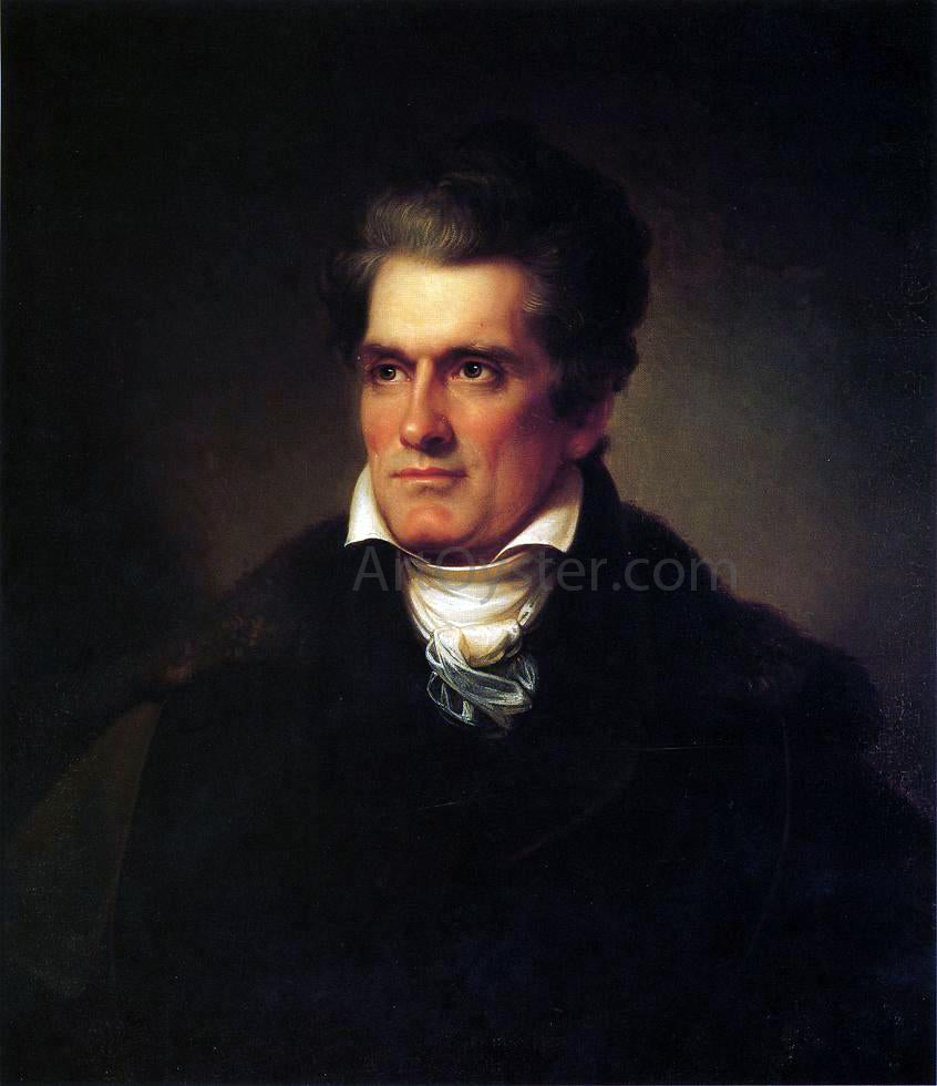Rembrandt Peale John C. Calhoun Art Print – printoyster.com