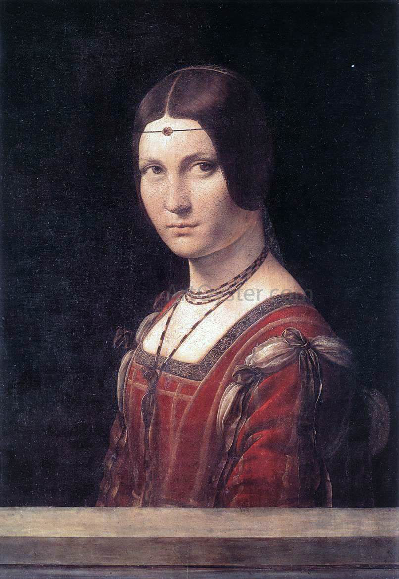 Leonardo Da Vinci La belle Ferroniere Art Print – printoyster.com