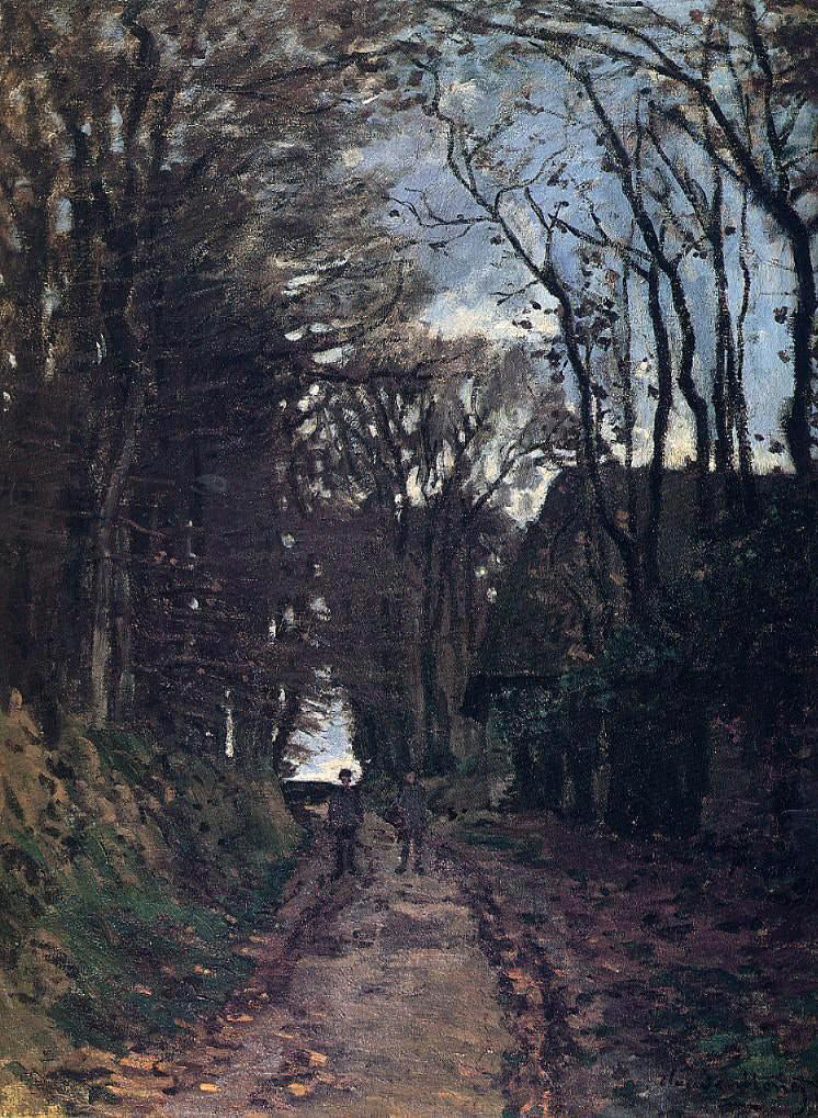 Claude Oscar Monet Lane in Normandy Art Print – printoyster.com
