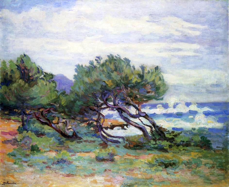 Armand Guillaumin Le Pointe du Lou Gaou, Storm, Brisk Wind Art Print ...