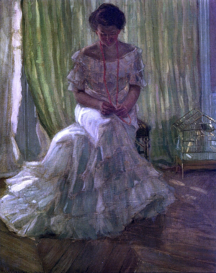 Frederick Carl Frieseke Medora Clark at the Clark Apartment, Paris Art ...