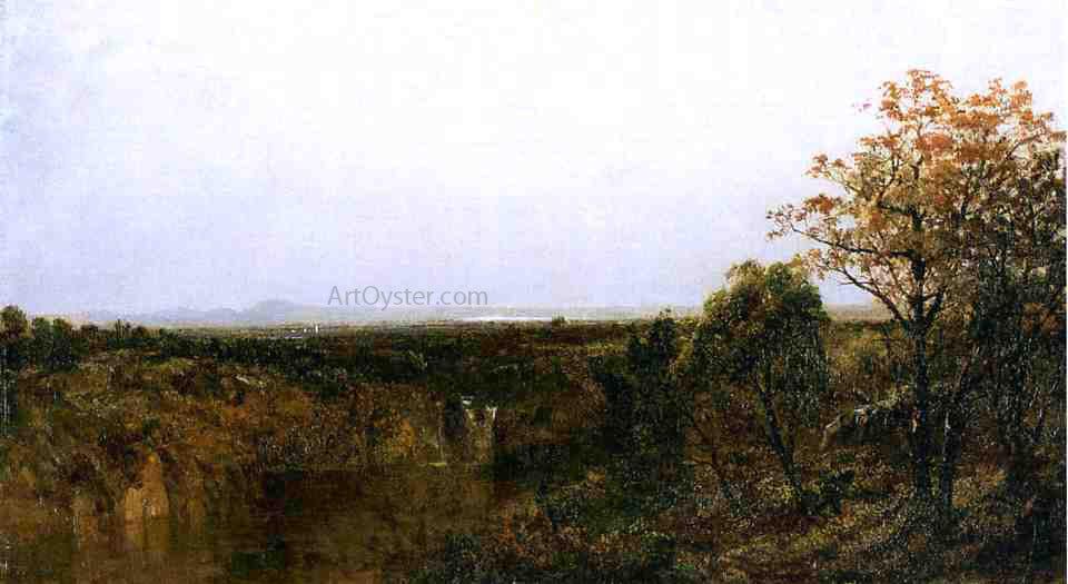 John Frederick Kensett New England Composition Scenery Art Print ...