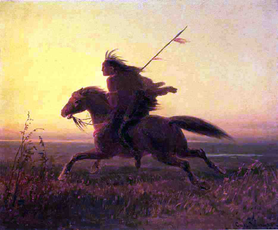 Carl Wimar On the Warpath Art Print – printoyster.com
