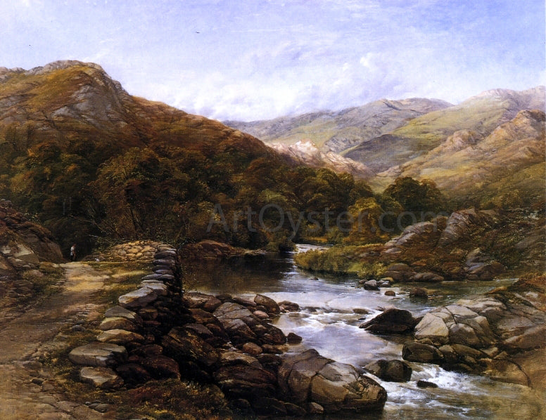 Thomas Creswick Over the Hills and Far Away Art Print – printoyster.com