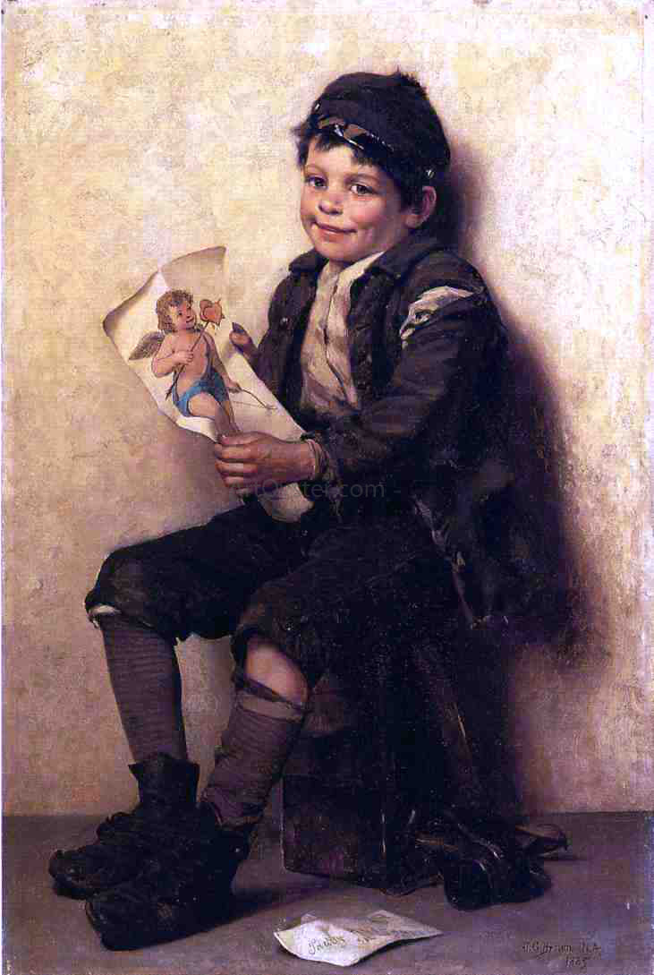 John George Brown Paddy's Valentine Art Print – printoyster.com