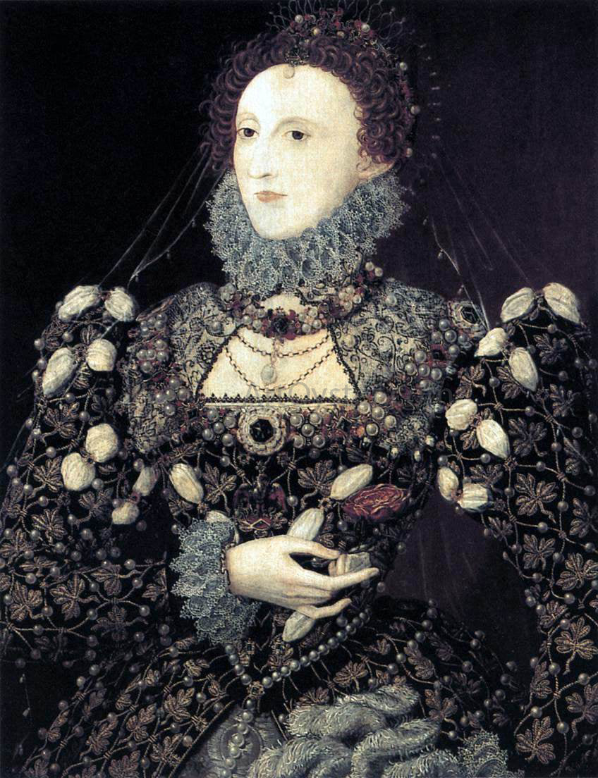 Nicholas Hilliard Portrait of Elizabeth I, Queen of England Art Print ...
