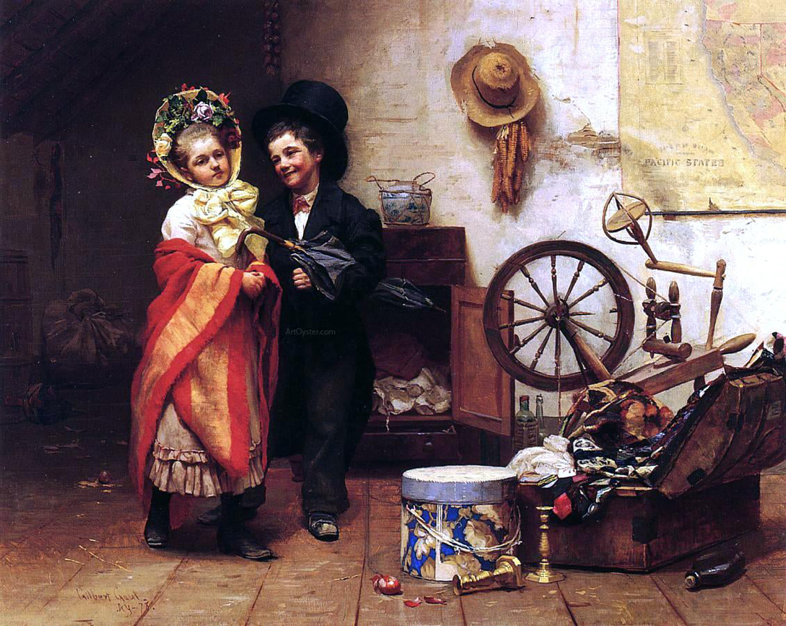 William Gilbert Gaul Rainy Day in the Garret Art Print – printoyster.com