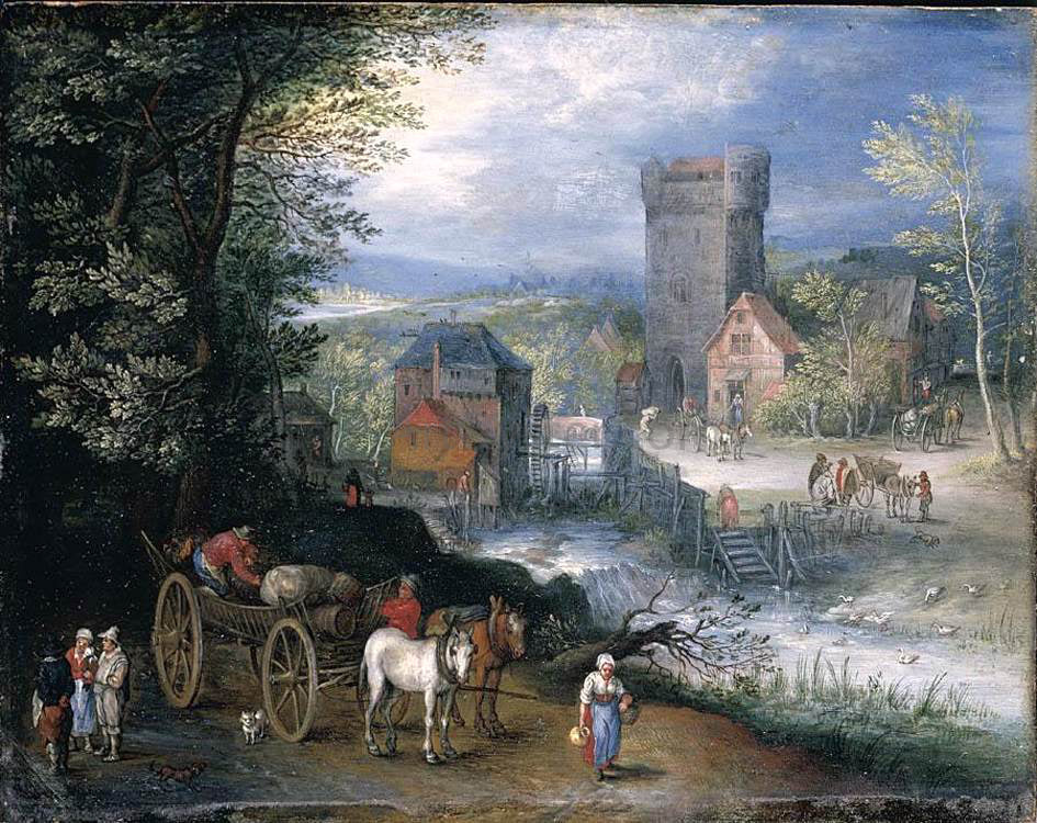 Pieter Gijsels River Landscape Art Print – printoyster.com