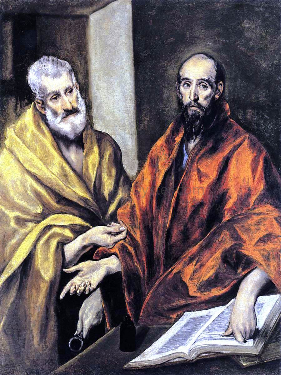 El Greco Saints Peter and Paul Art Print – printoyster.com