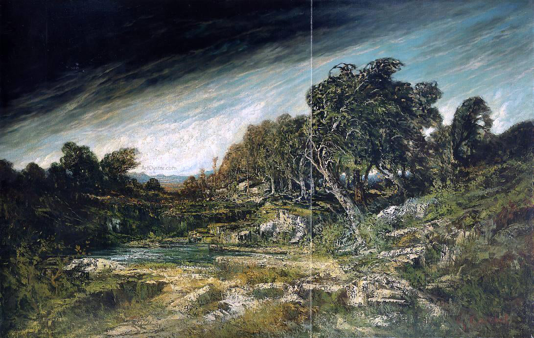 Gustave Courbet The Approaching Storm (also known as The Gust of Wind) Art Print – printoyster.com