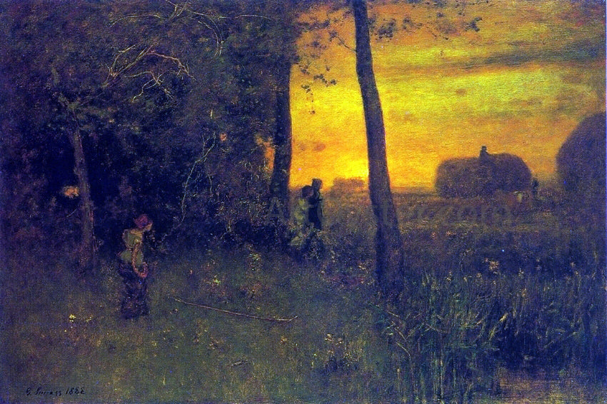 George Inness The Bathers Art Print – printoyster.com