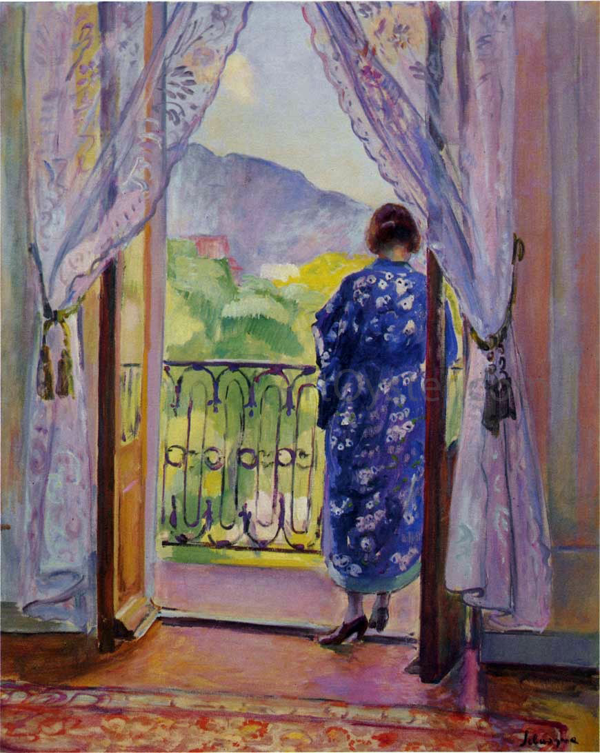Henri Lebasque The Blue Robe Art Print – printoyster.com