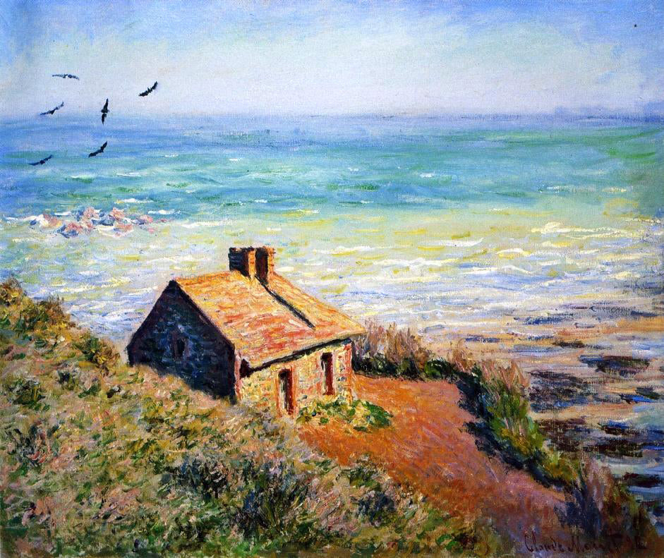 Claude Oscar Monet A Costoms House, Morning Effect Art Print ...