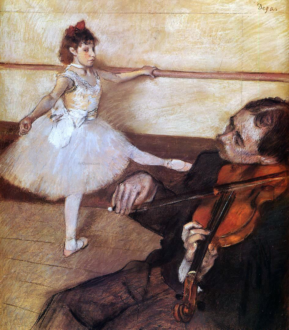 Edgar Degas The Dance Lesson Art Print – printoyster.com