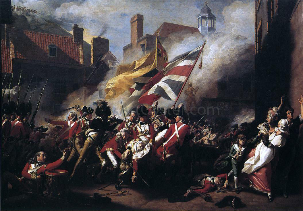 John Singleton Copley The Death of Major Pierson Art Print ...