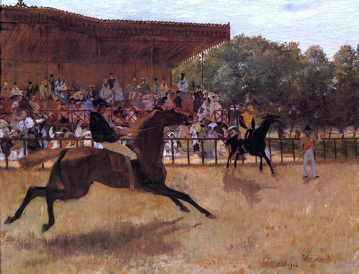 Edgar Degas The False Start Art Print – printoyster.com