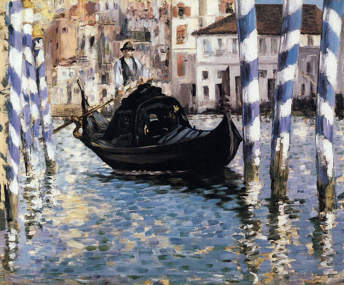 Edouard Manet The Grand Canal, Venice (also known as Blue Venice) Art ...