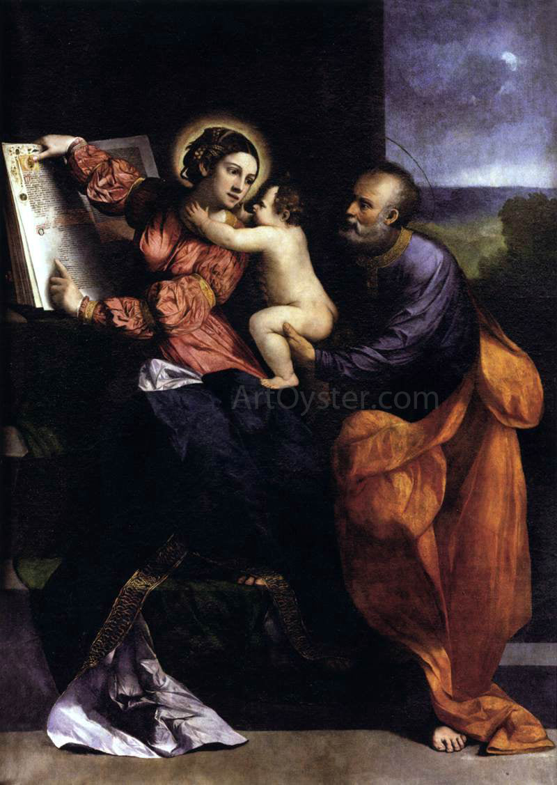 Dosso Dossi The Holy Family Art Print – printoyster.com